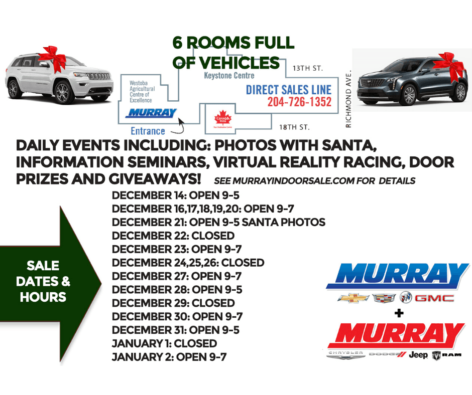 Murray Auto Centre Year-End Indoor Sale | Murray Chrysler Westman New