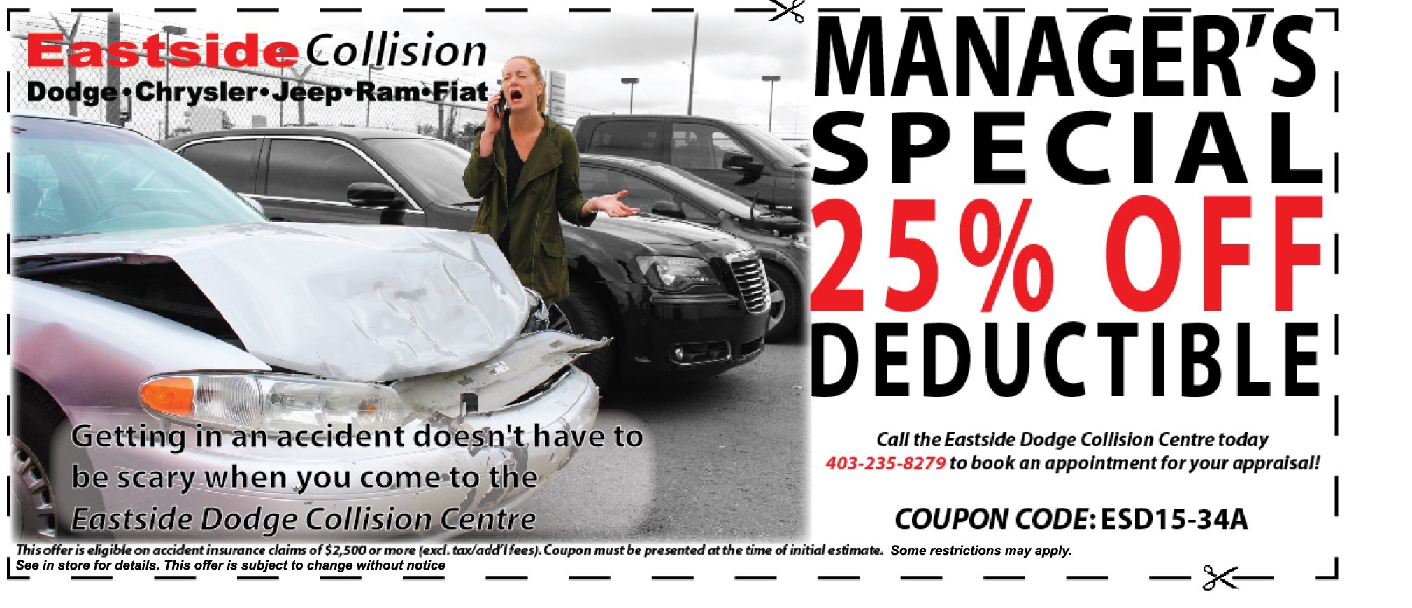 Auto Body Repair Specials Calgary AB | Eastside Dodge