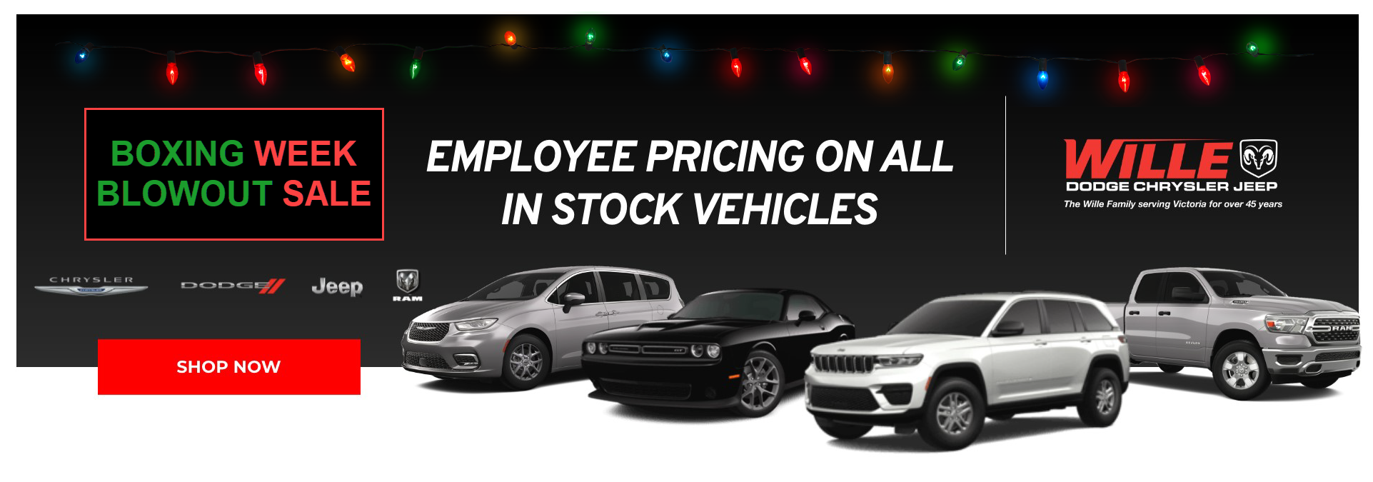Chrysler Dodge Jeep Ram Car Dealership in Victoria | Wille Dodge