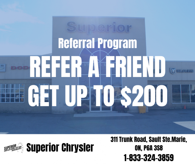 REFERRAL PROGRAM - SUPERIOR CHRYSLER DODGE JEEP