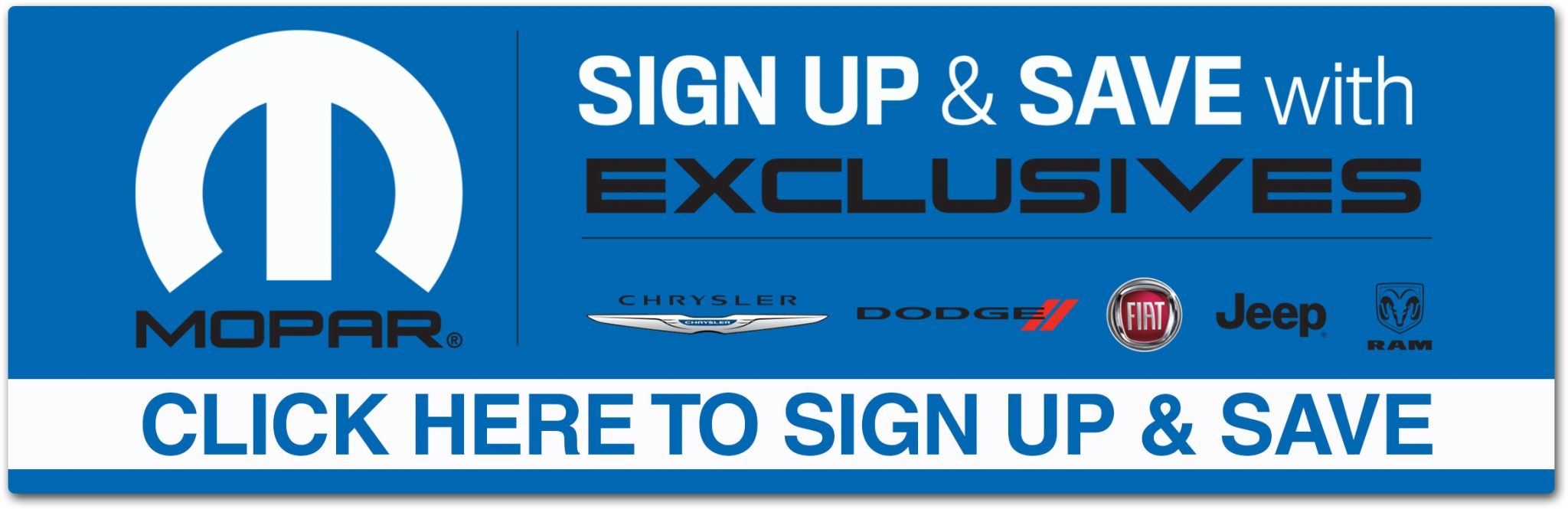 Mopar Sign Up and Save - Bustard Chrysler Dodge Jeep