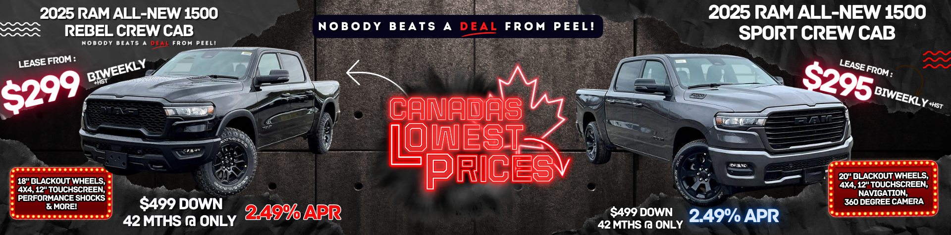 PEEL CHRYSLER JEEP DODGE RAM FIAT Toronto Mississauga Ontario ...